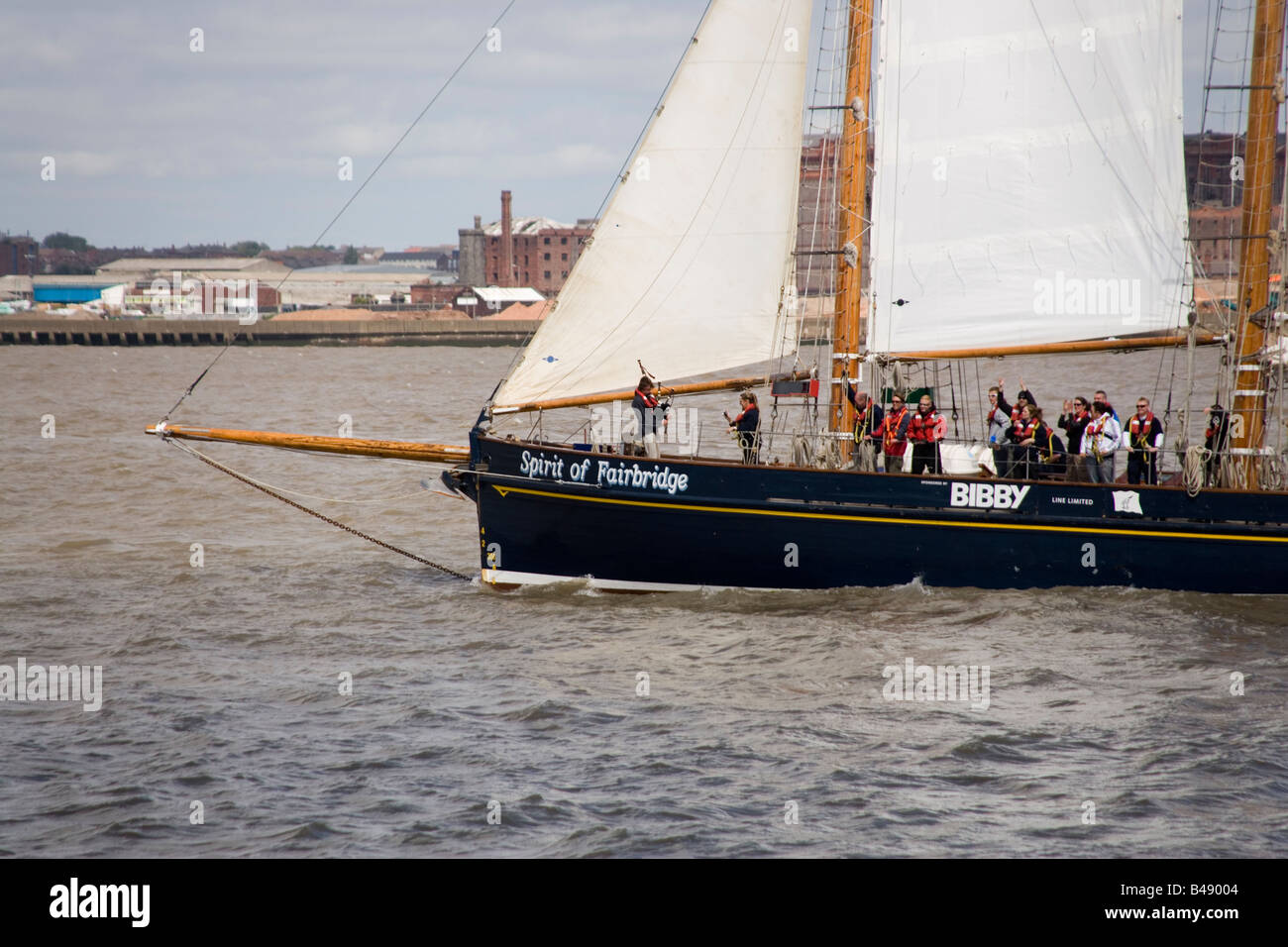 Sailing ship the Spirit of Fairbridge at the Tall Ships race in ...