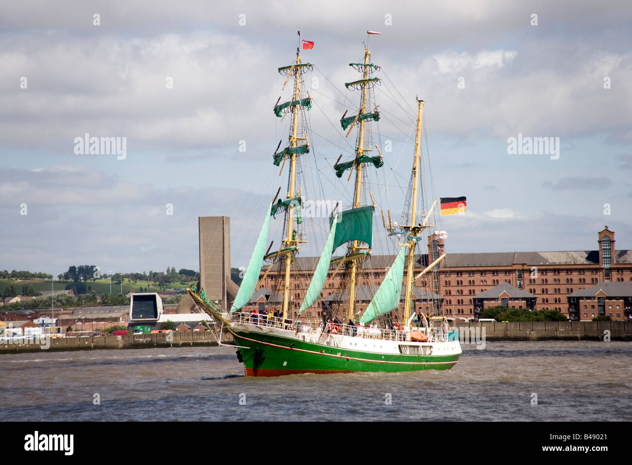 The German sailing ship the Alexander Von Humboldt at the Tall Ships ...