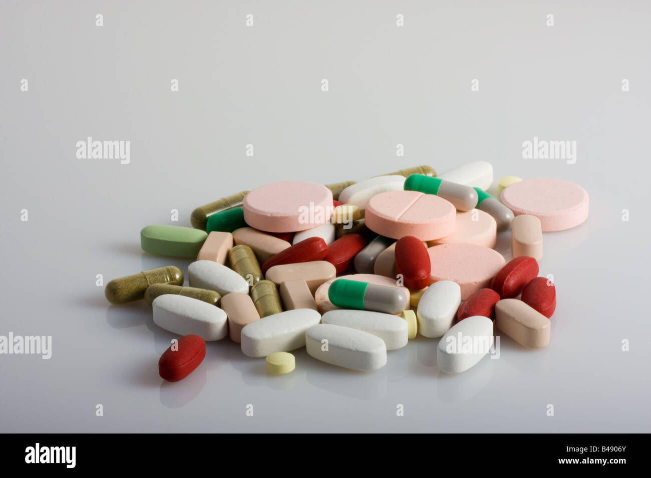 Various pills and medication Stock Photo - Alamy