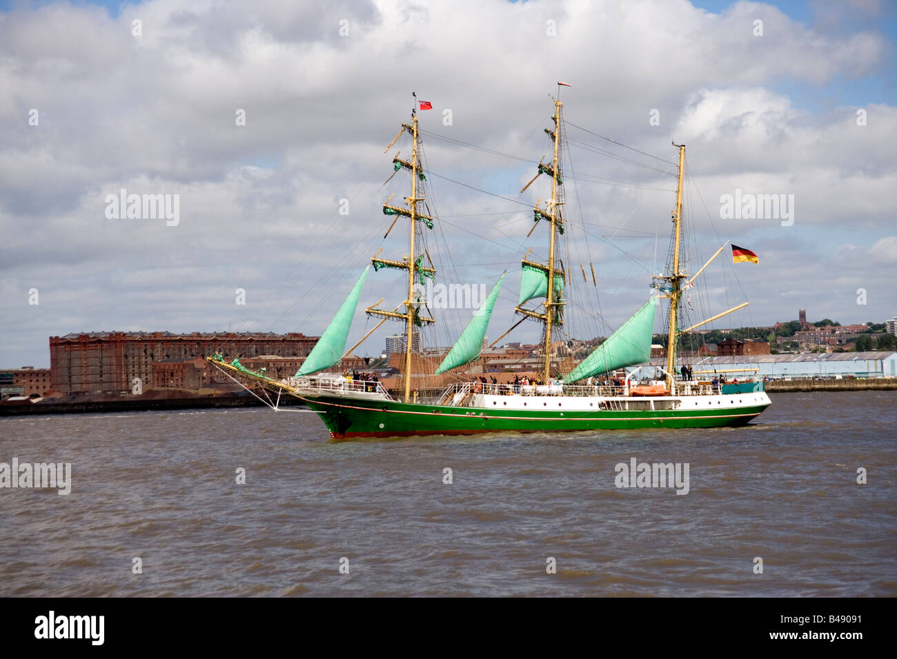 The German sailing ship the Alexander Von Humboldt at the Tall Ships ...