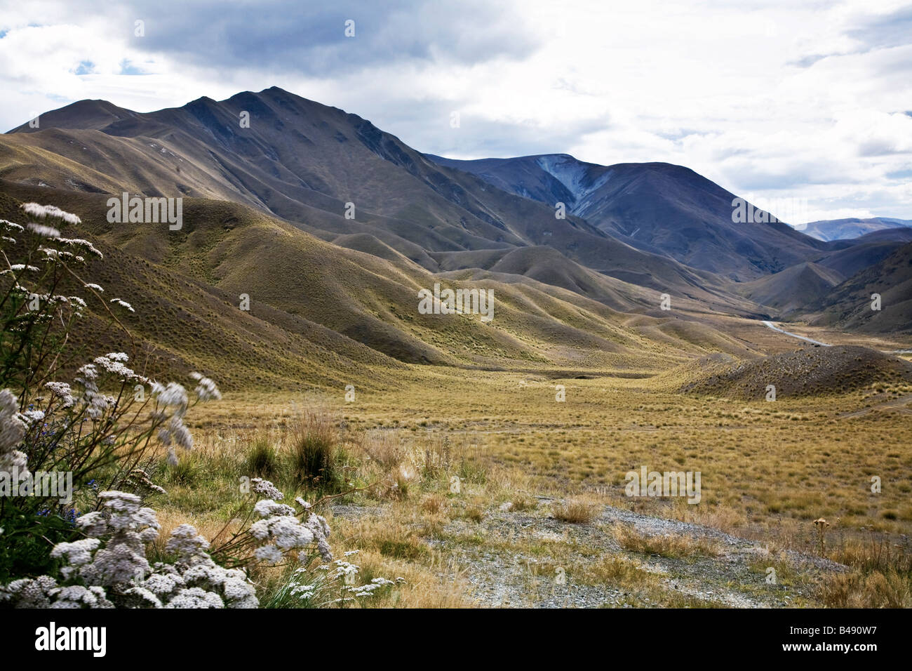 Lindis Pass, New Zealand Stock Photo - Alamy