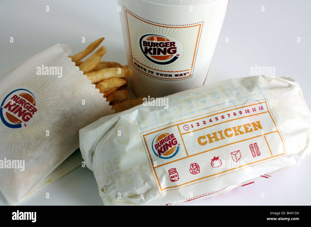 A chicken royale meal Stock Photo - Alamy