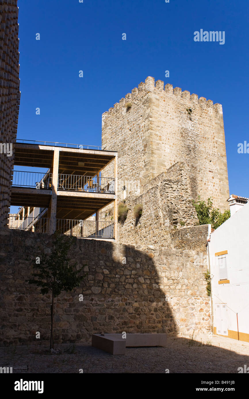 Portalegre city Medieval Castle, Portugal Stock Photo - Alamy