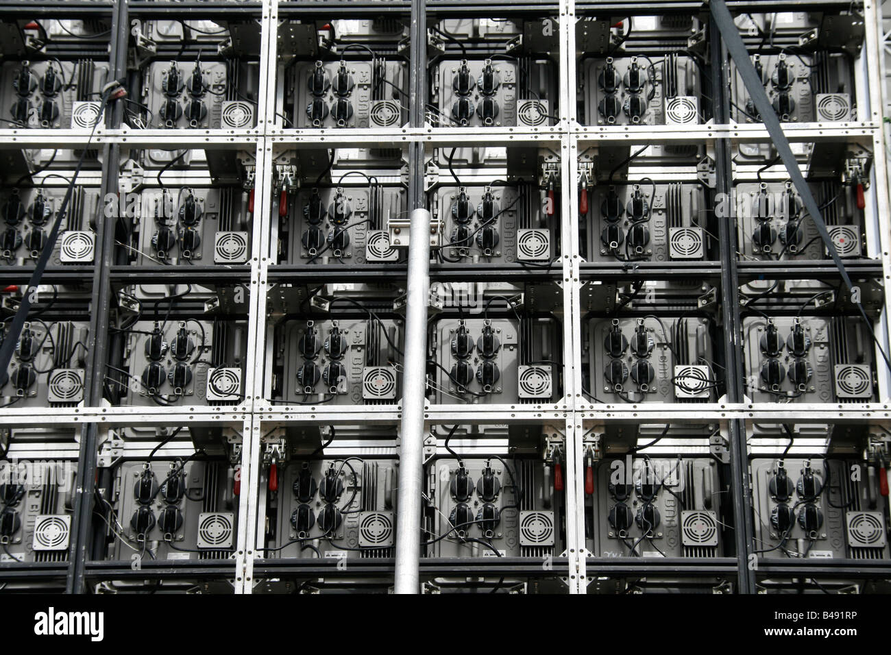 Big screen tv outdoor hi-res stock photography and images - Alamy