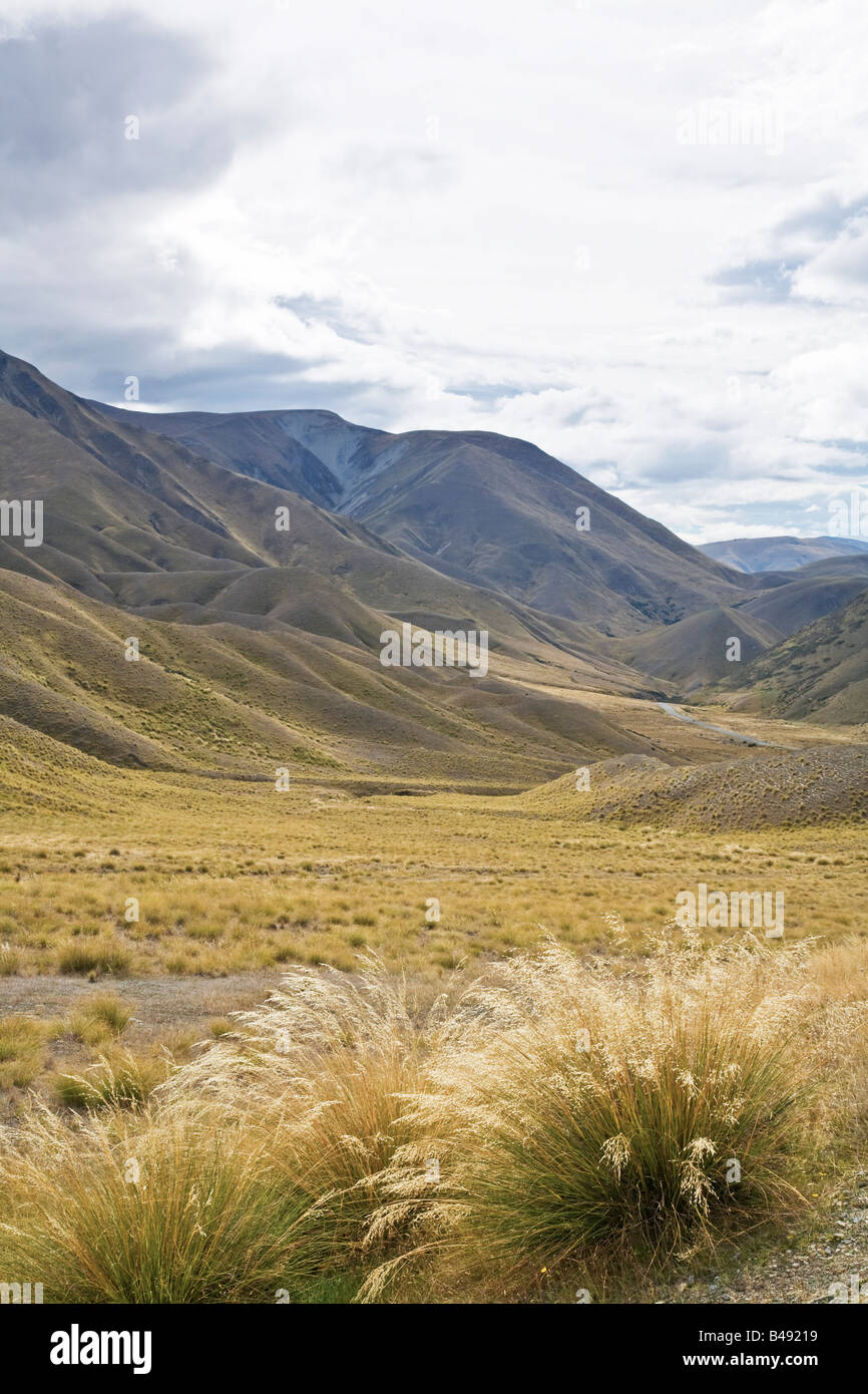 Lindis Pass, New Zealand Stock Photo - Alamy