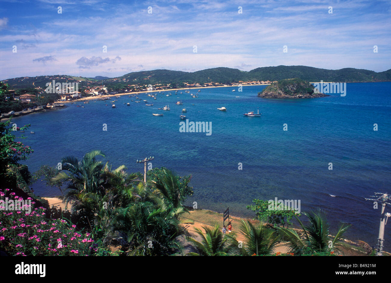 aereal view of buzios, brazil Stock Photo - Alamy