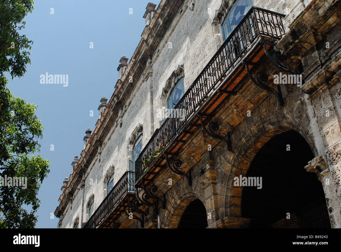 Balcony and Trees, Havana, Cuba Stock Photo - Alamy