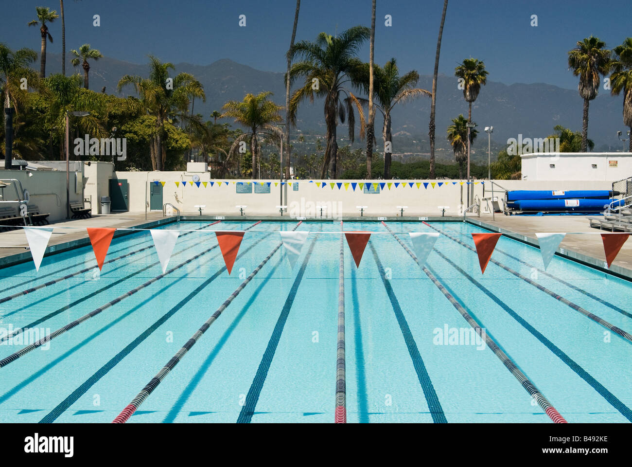 Swimming pool flags hi-res stock photography and images - Alamy