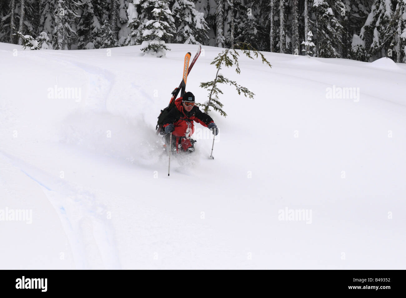 Pair of skis hi-res stock photography and images - Alamy