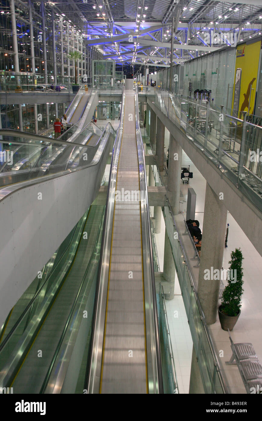 night shut at bangkok new airport suvarnabhummi Stock Photo - Alamy