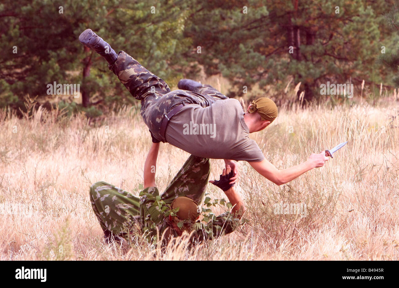 Soldiers Fighting High Resolution Stock Photography and Images - Alamy