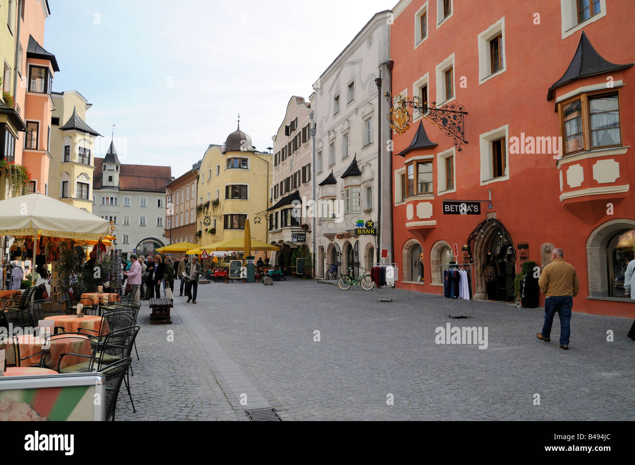 Rattenberg is a town on the Inn River near Rattenberg mountain and ...