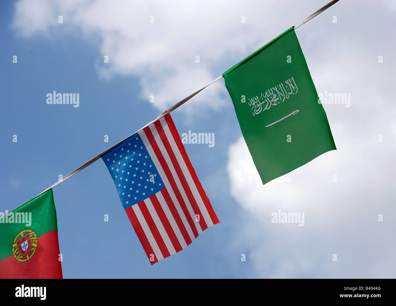 flags usa saudi arabia united states of america sky stars and stripes ...