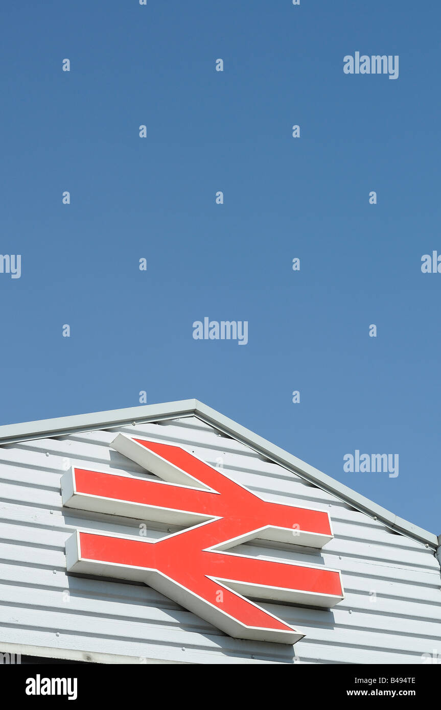 British rail station sign hi-res stock photography and images - Alamy