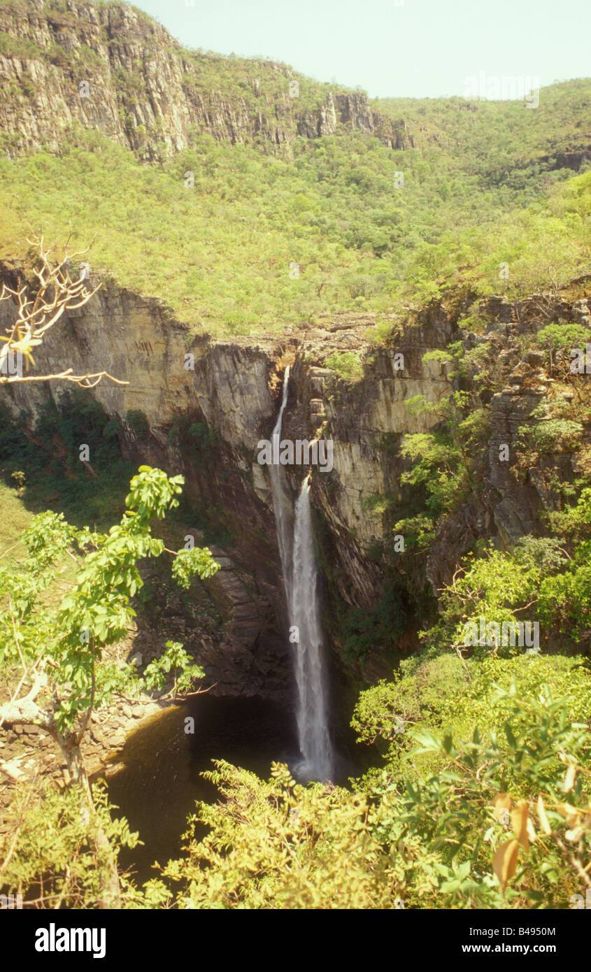 waterfall brazilian amazonas Stock Photo - Alamy
