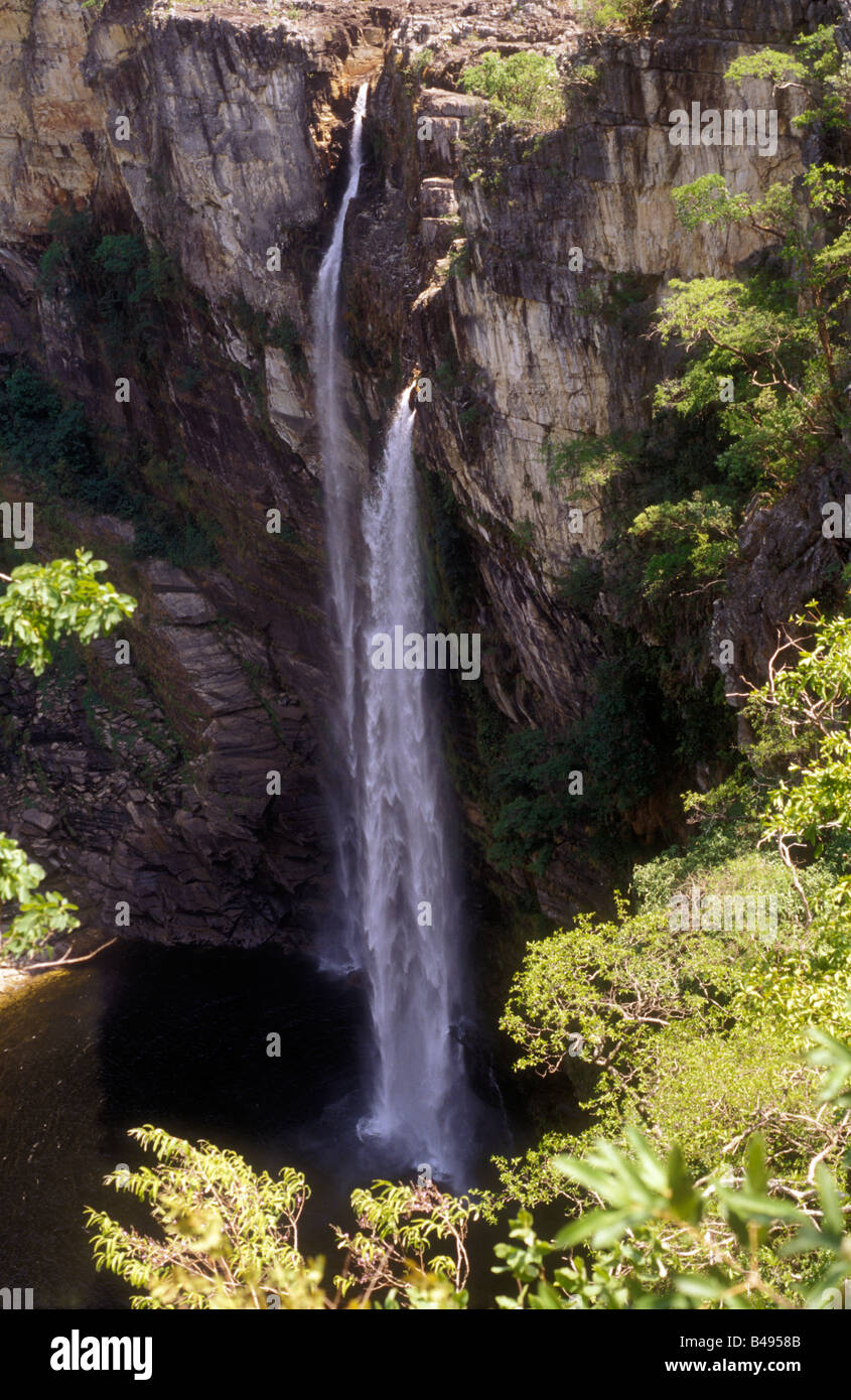 waterfall brazilian amazonas Stock Photo - Alamy
