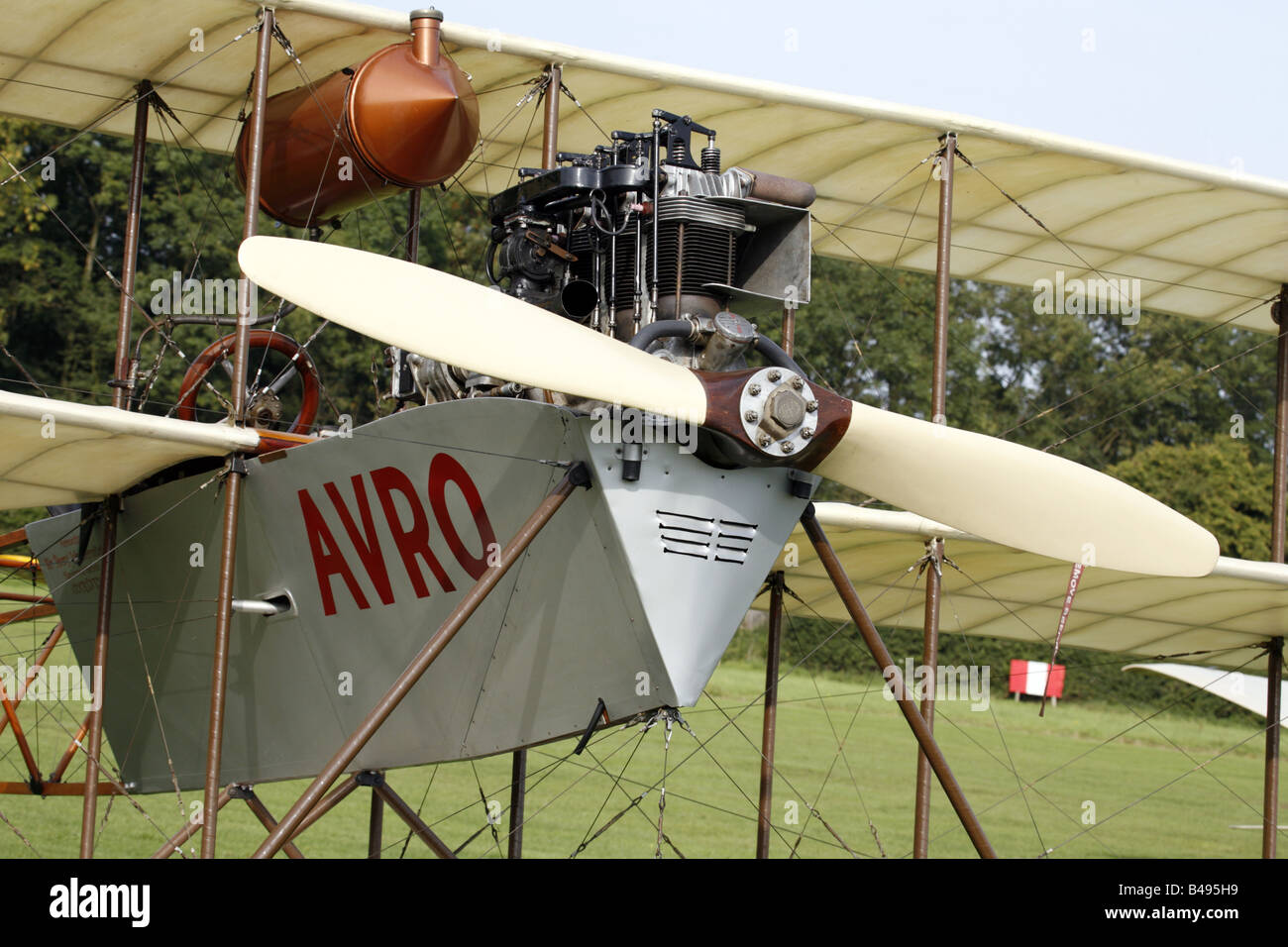 Avro Triplane Engine and Propeller Detail Shuttleworth Collection Old ...