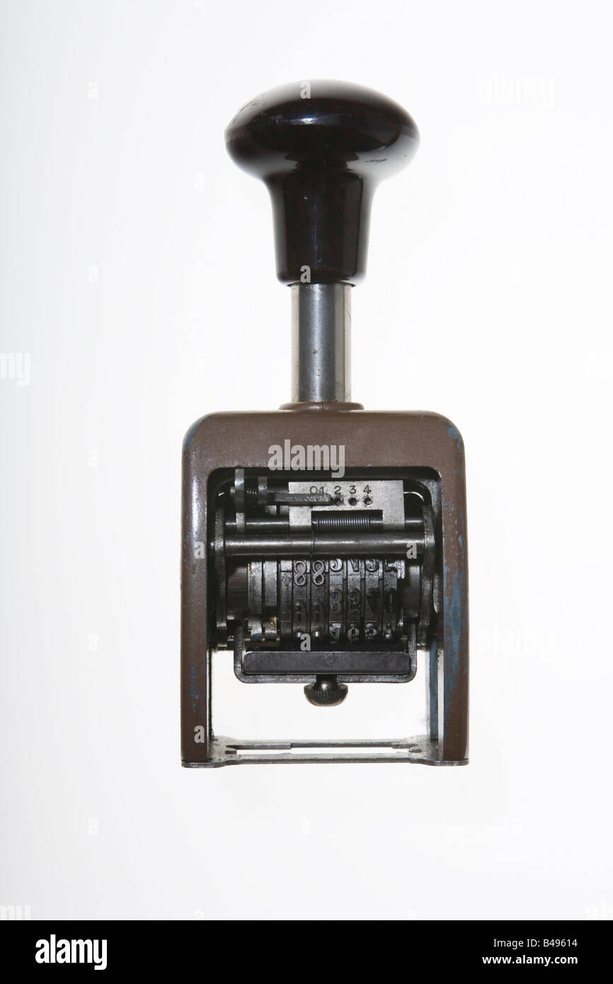 Number stamp hi-res stock photography and images - Alamy