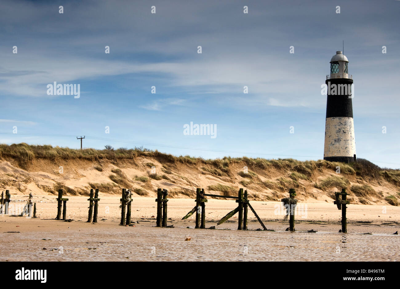 Lighthouse, Humberside, England Stock Photo - Alamy