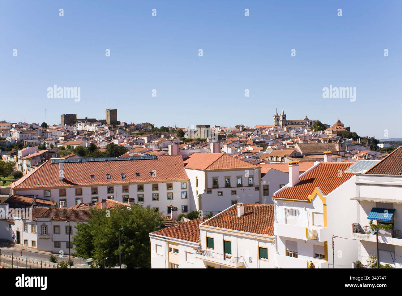 View of Portalegre city, in Portugal Stock Photo - Alamy