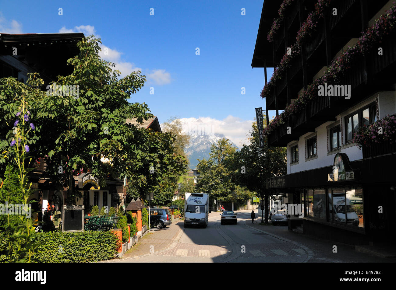 The resort of Soll and its ski area is dominated by the Hohe Salve With ...