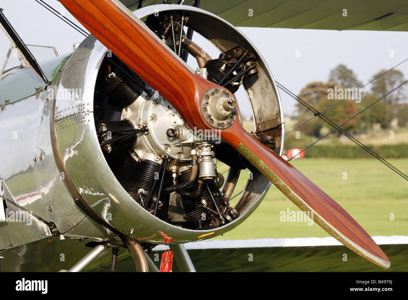 Avro Tutor Rotary Engine Detail Shuttleworth Collection Old Warden ...