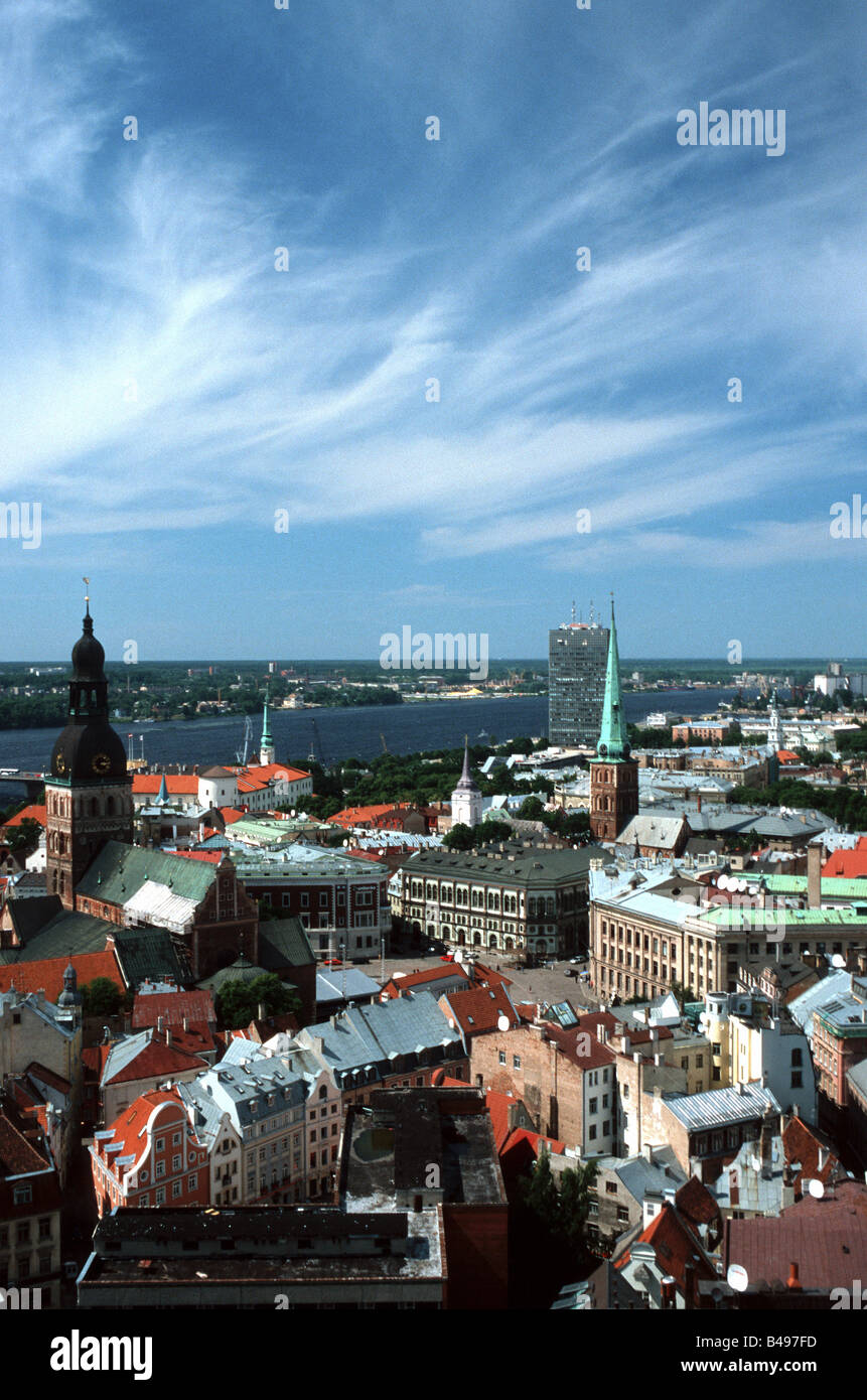 Cityscape of Riga, Latvia Stock Photo - Alamy