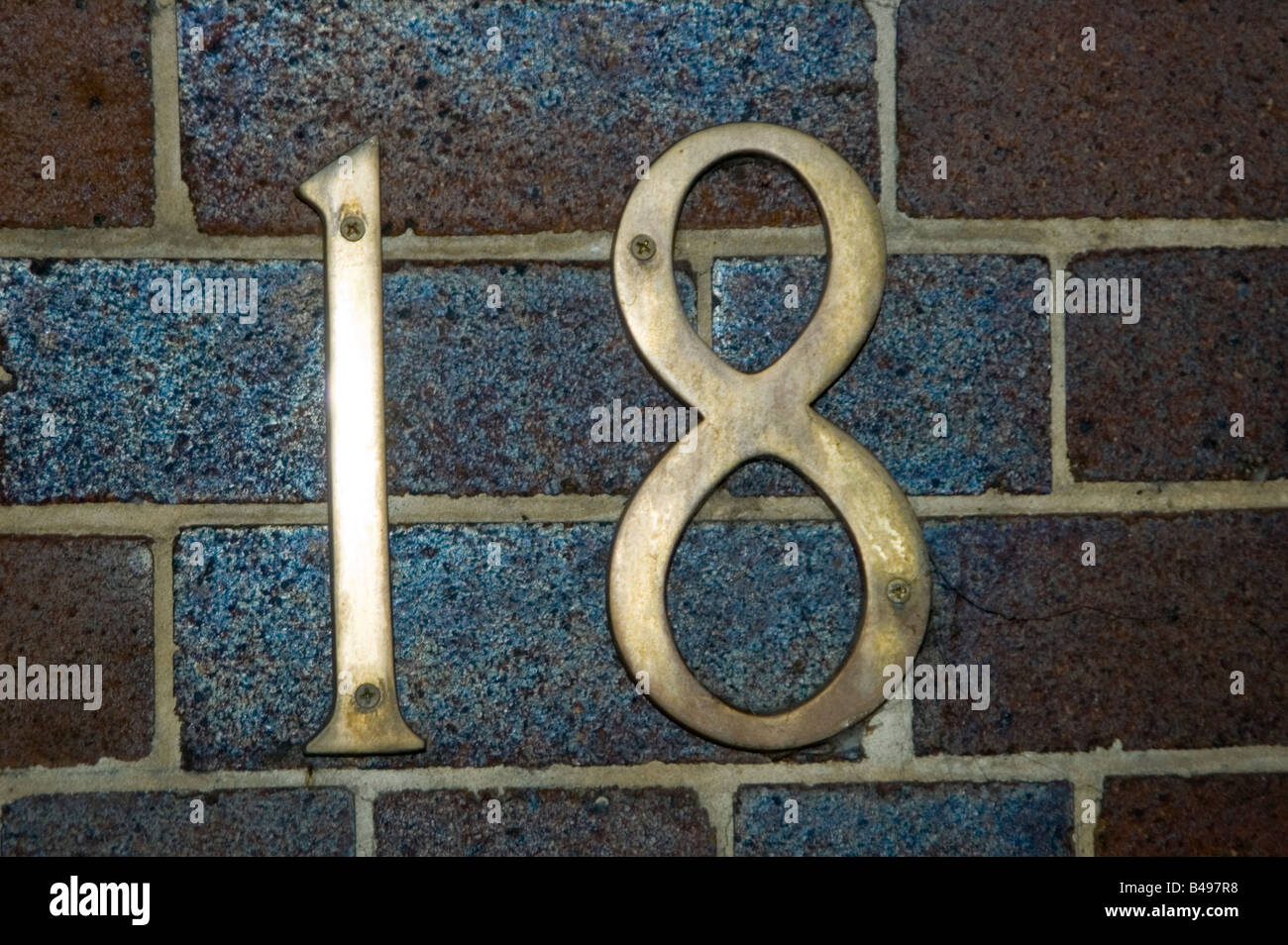 House number eighteen hi-res stock photography and images - Alamy