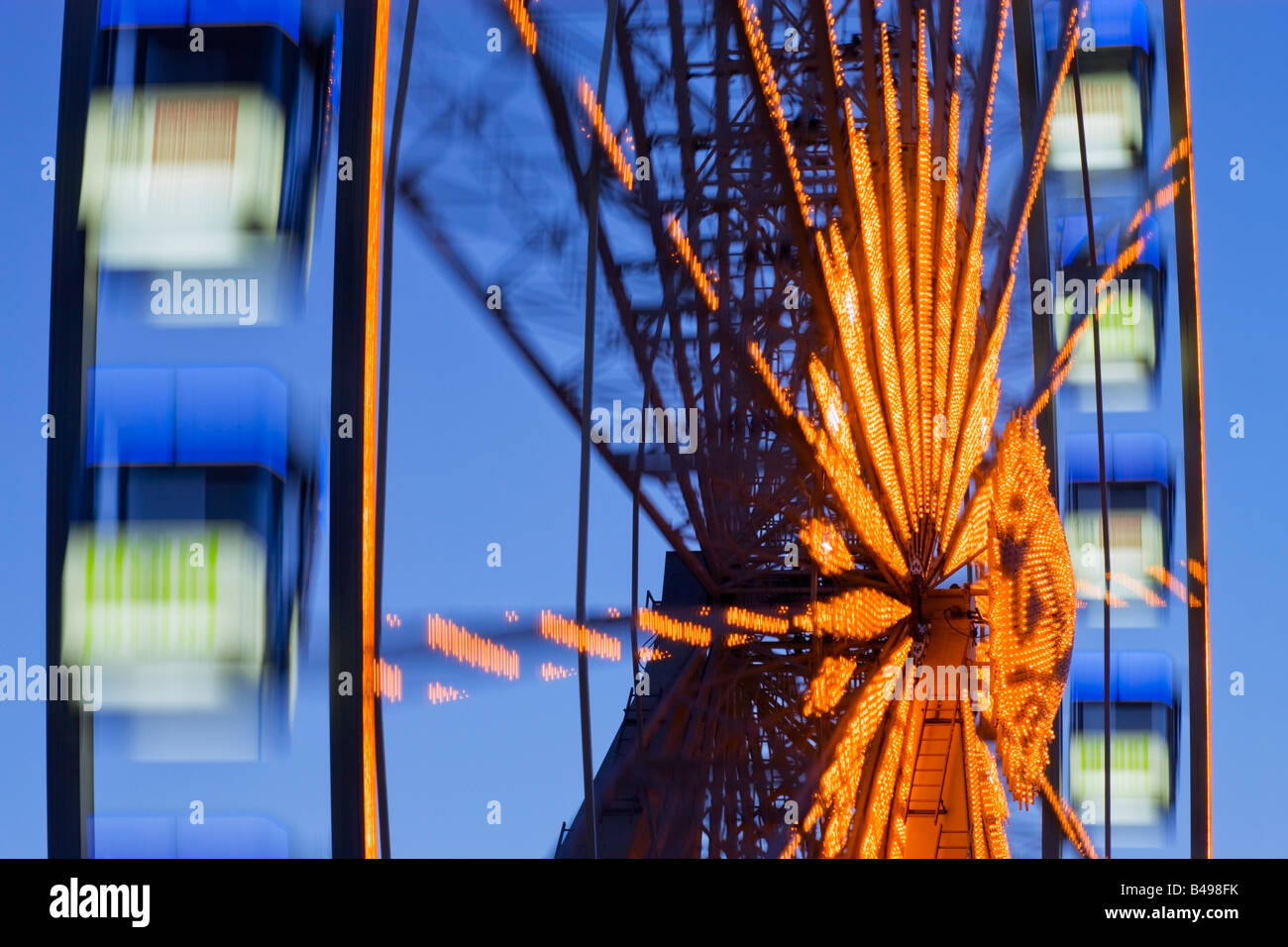 Ferris wheel nottingham nottinghamshire england hi-res stock ...