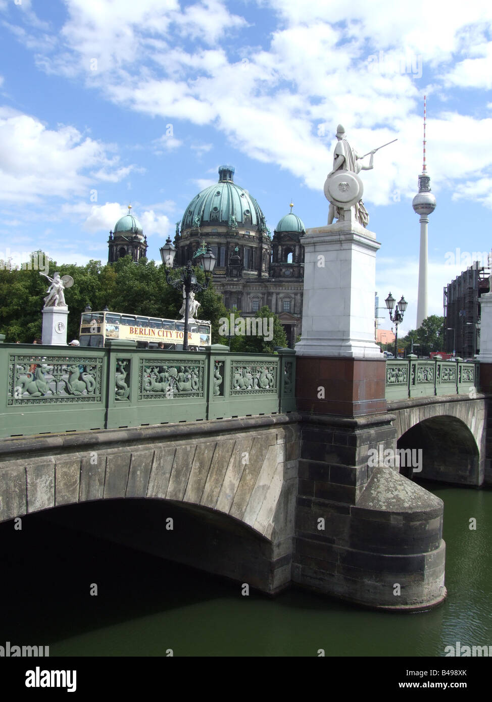 Schloss bridge and cathedral in berlin germany Stock Photo - Alamy