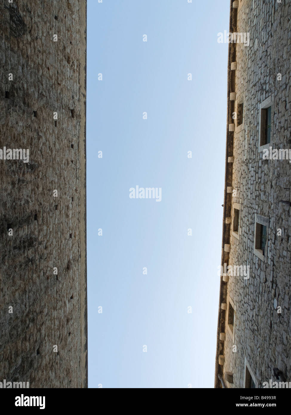 Upside to the top view between Stock Photo - Alamy