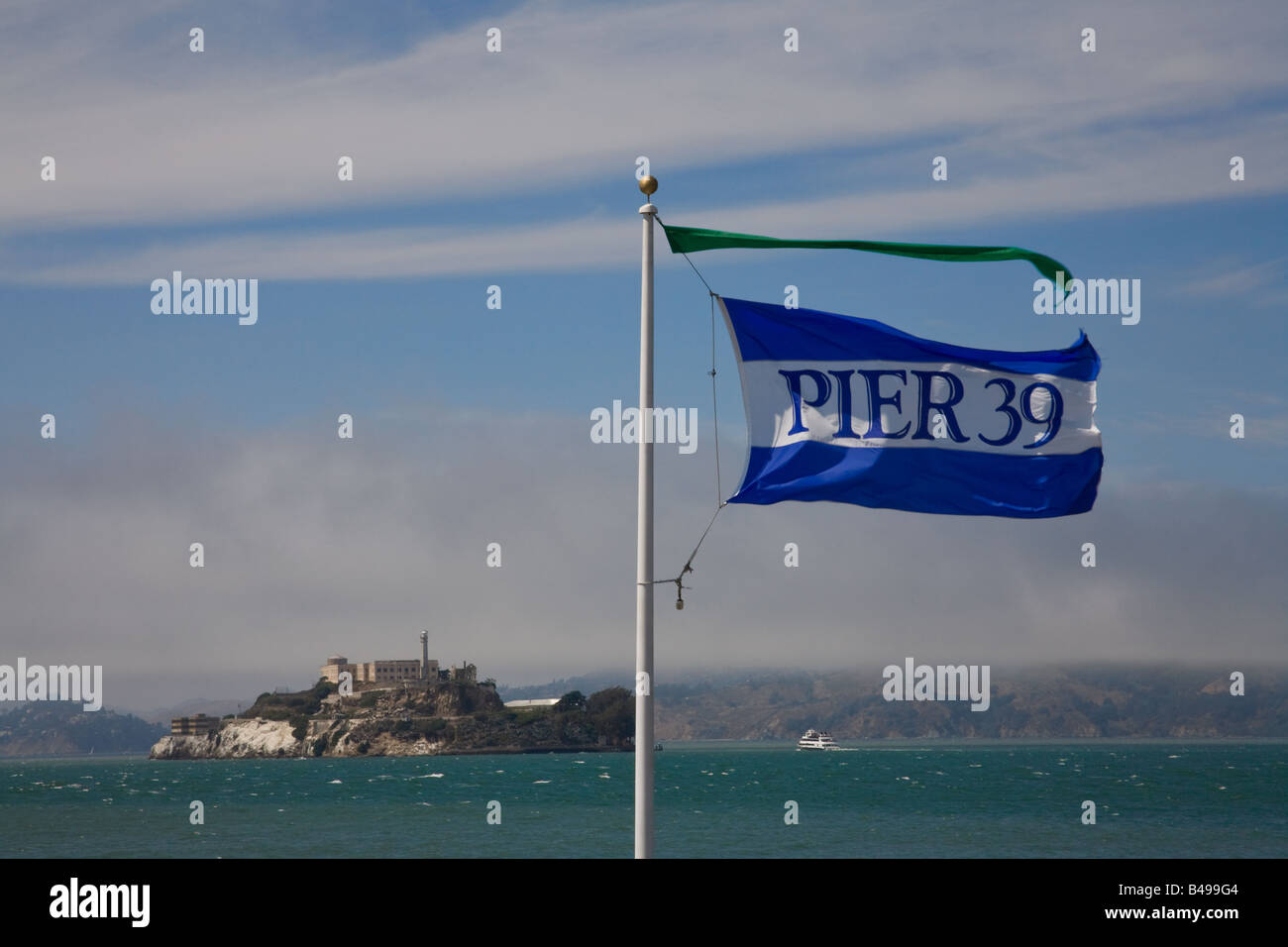 Alcatraz as seen form Pier 39 Fisherman s Wharf San Francisco Stock ...
