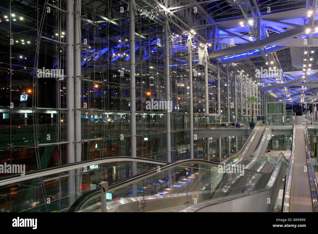 night shut at bangkok new airport suvarnabhummi Stock Photo - Alamy