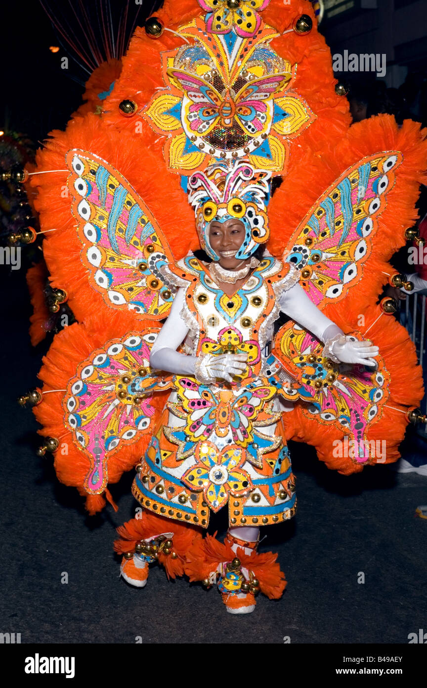 Junkanoo Dancer Junkanoo Nassau Bahamas Stock Photo - Alamy