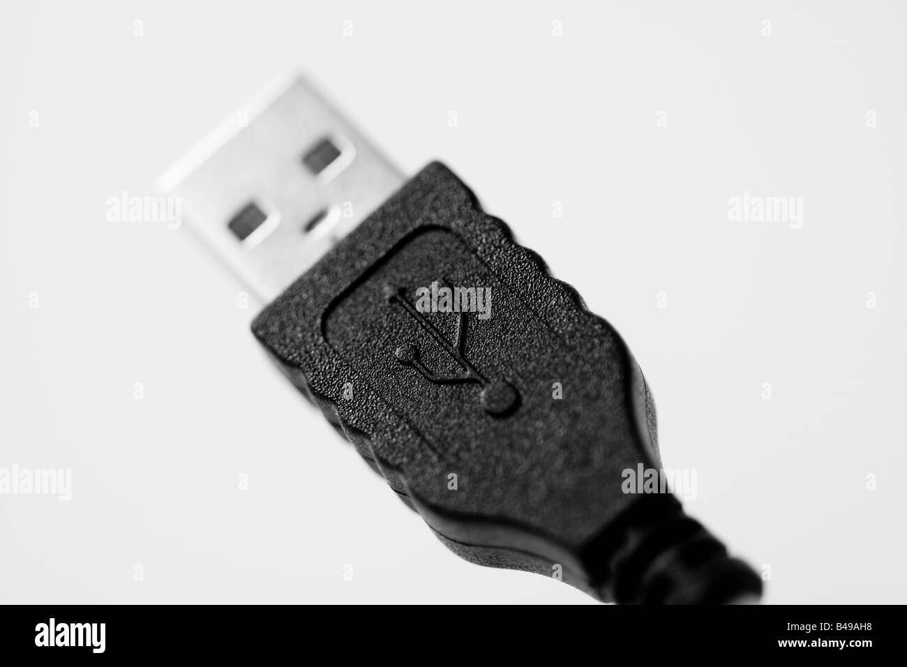Computer USB Cable Stock Photo - Alamy