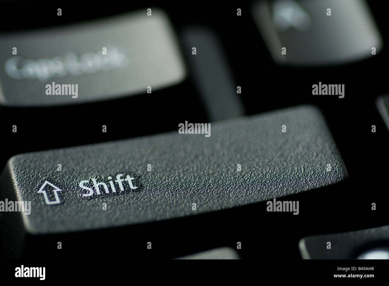 Black Keyboard Key Stock Photo - Alamy