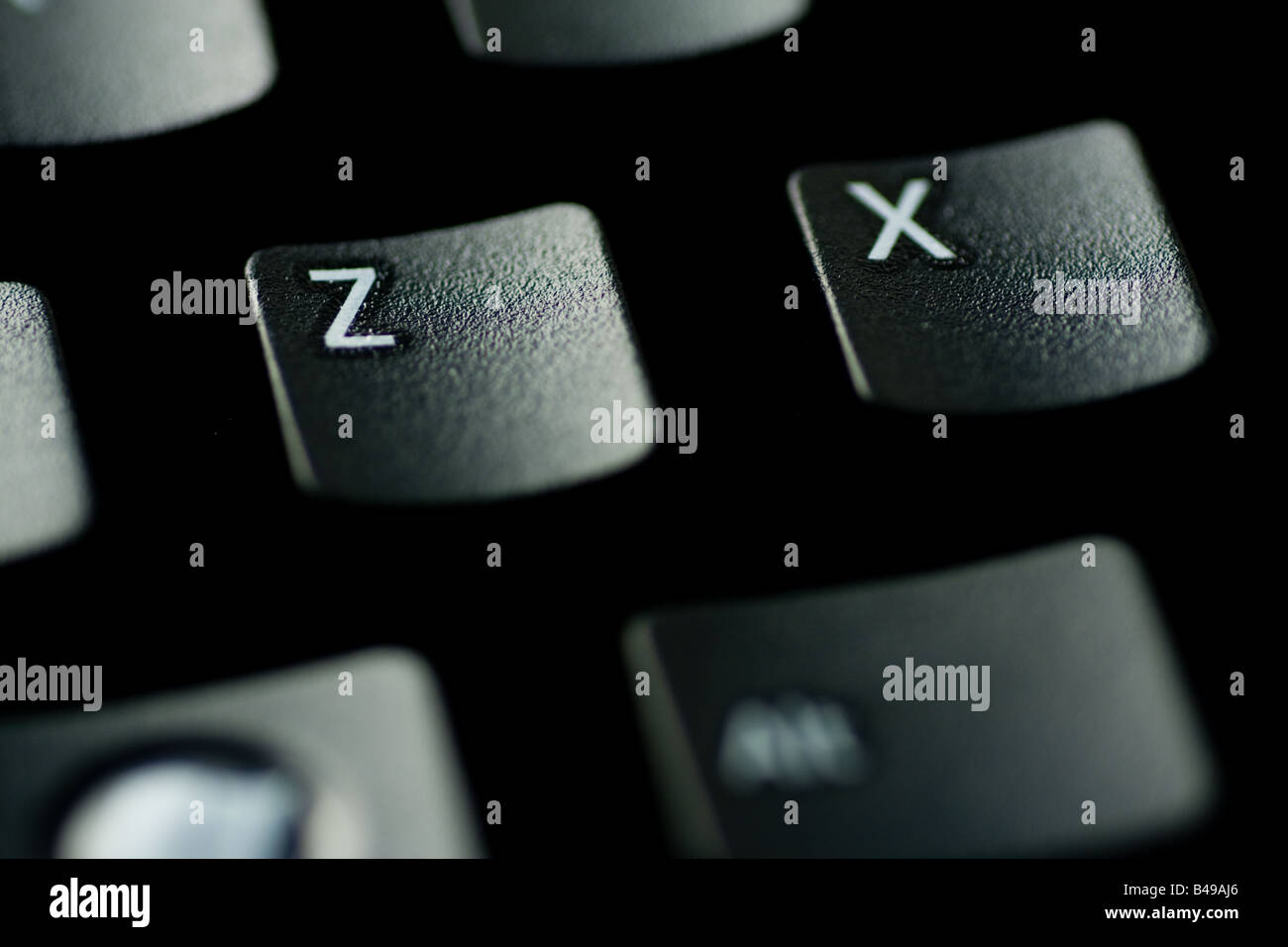 Black Keyboard Key Stock Photo - Alamy