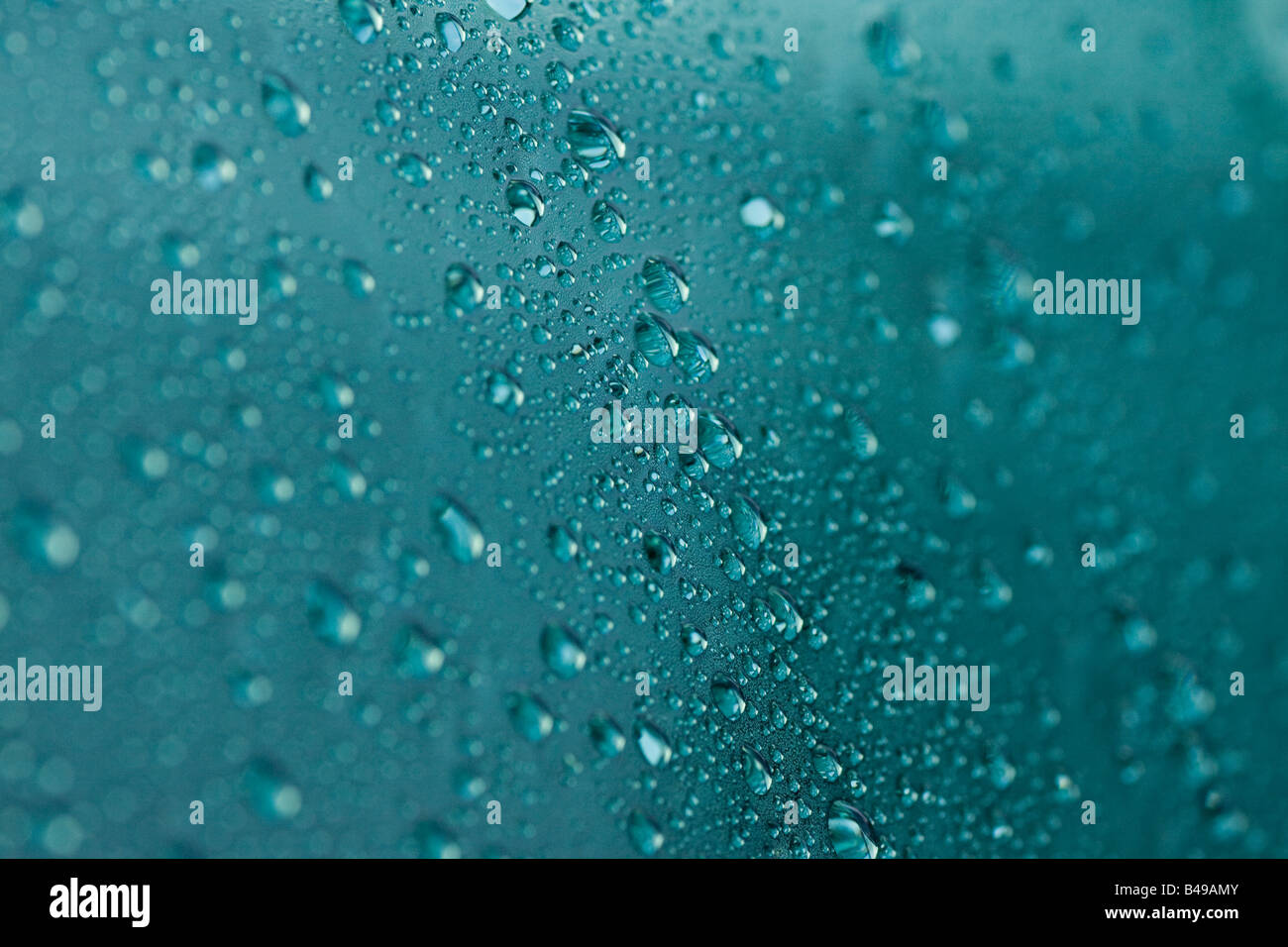 Window with water droplets Stock Photo - Alamy