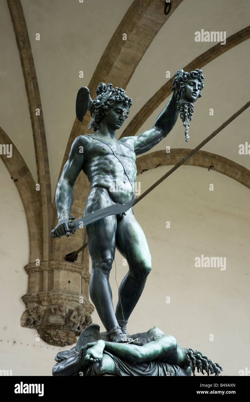 Perseus and Medusa sculpture Stock Photo - Alamy