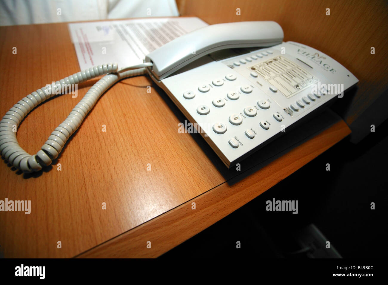 Telephone in a hotel room Stock Photo - Alamy