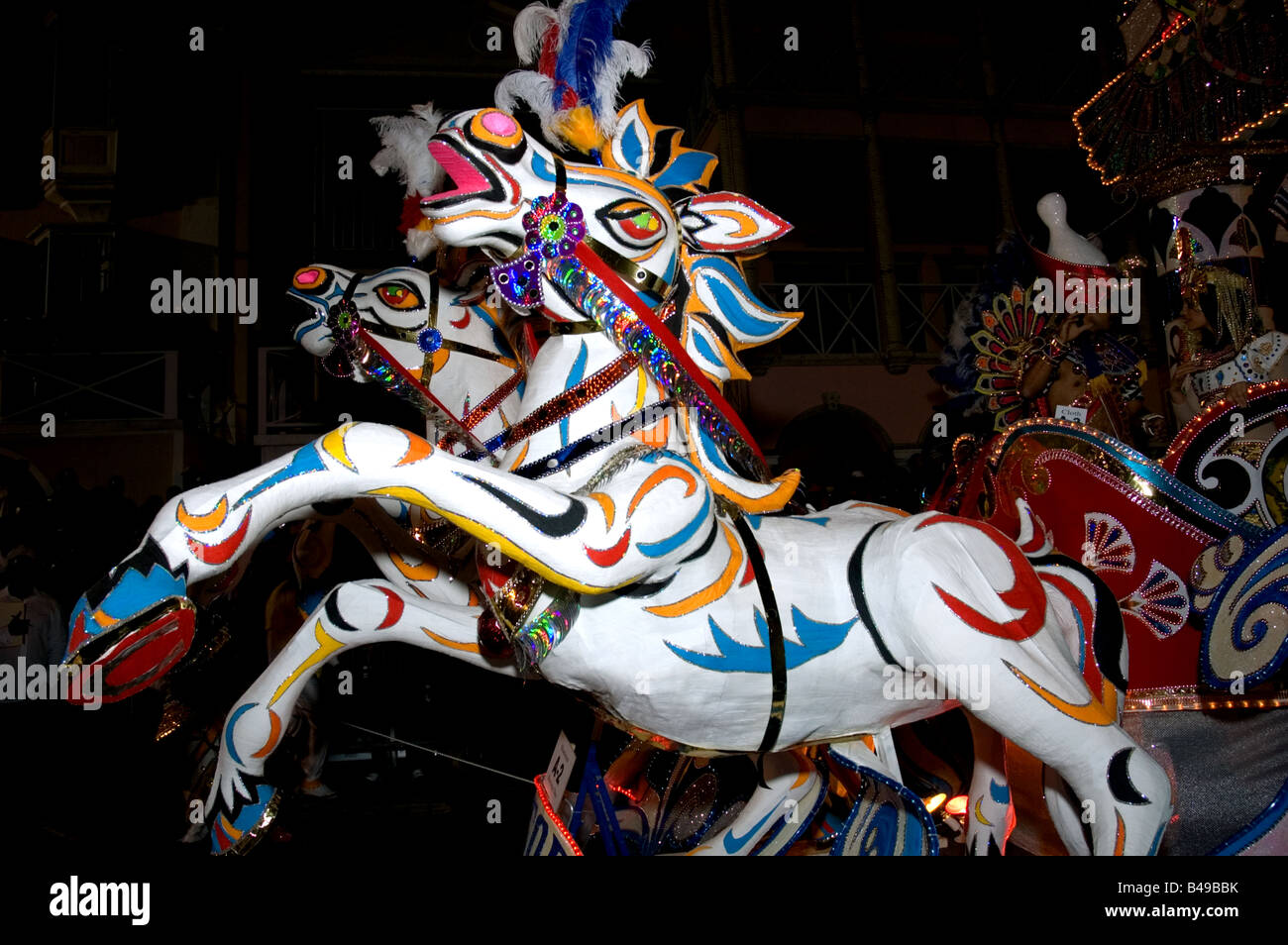 Junkanoo float Boxing Day Junkanoo Parade Nassau Bahamas Stock Photo ...