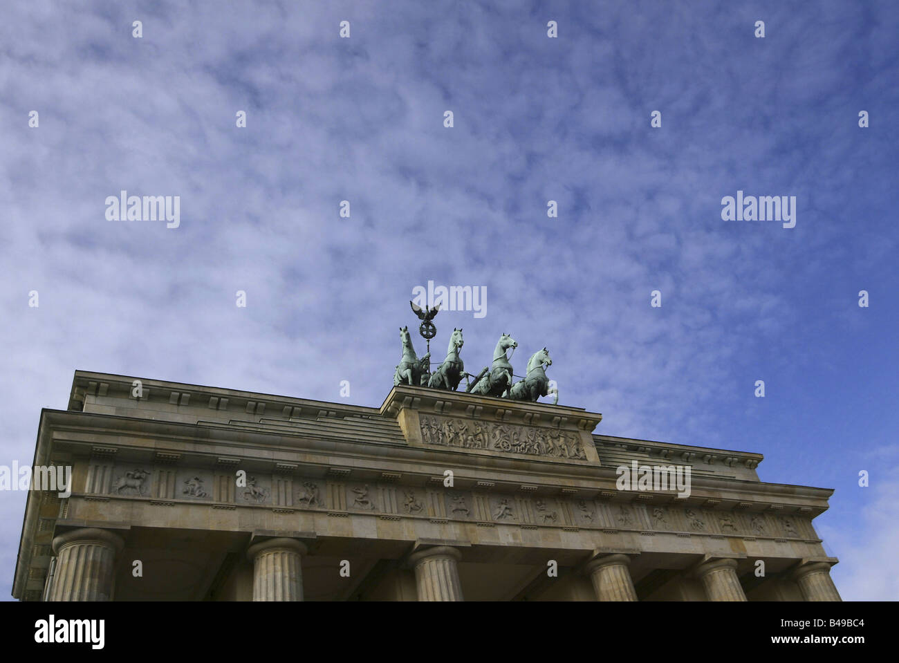Clouded sky over the Brandenburg Gate, Berlin, Germany Stock Photo - Alamy