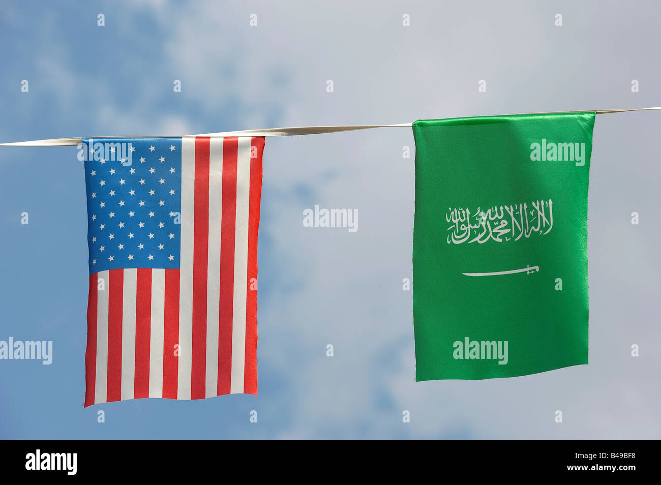 flags usa saudi arabia united states of america sky stars and stripes ...