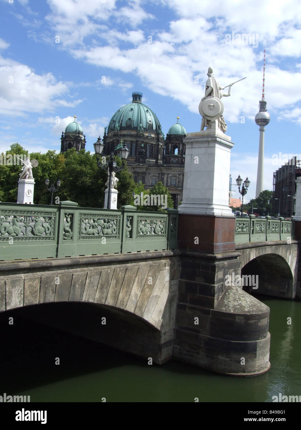 Schloss bridge and cathedral in berlin germany Stock Photo - Alamy