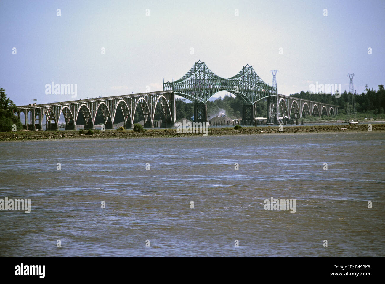 Conde B. McCullough Bridge, Coos Bay, Oregon, USA Stock Photo - Alamy