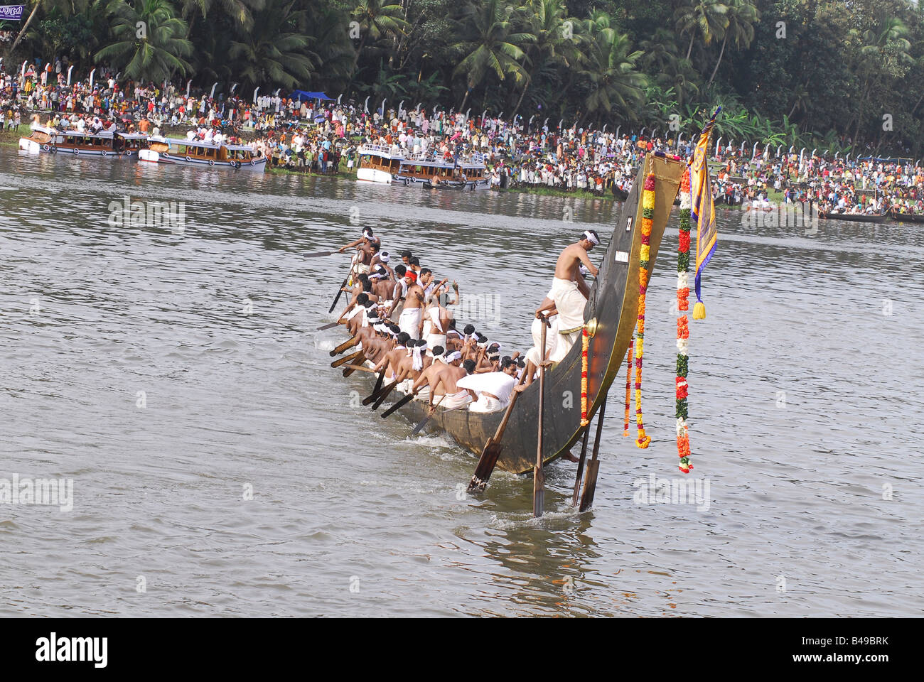Boat race in Kerala, India Stock Photo - Alamy