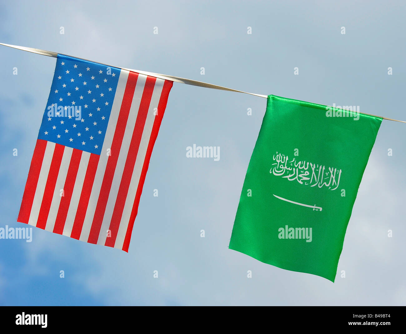flags usa saudi arabia united states of america sky stars and stripes ...