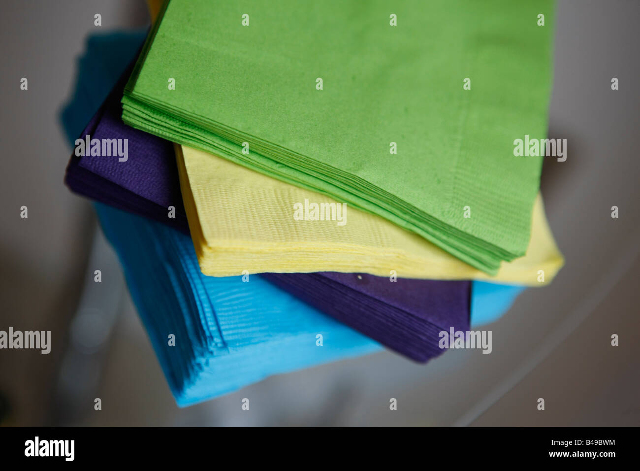 stack of cocktail napkins Stock Photo - Alamy