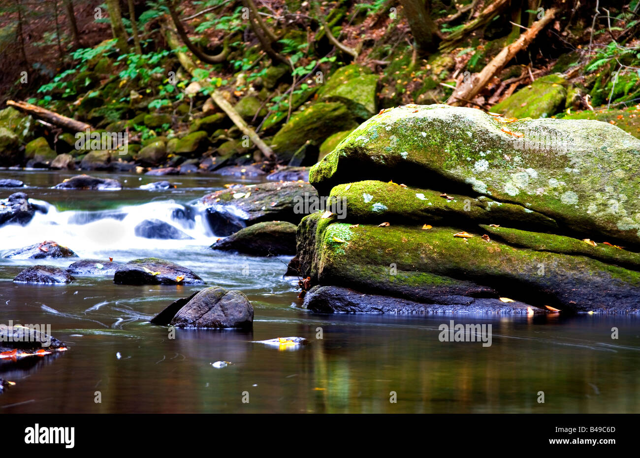 slow shutter speed, water, blur, blurred, tumbling, silk, silky ...