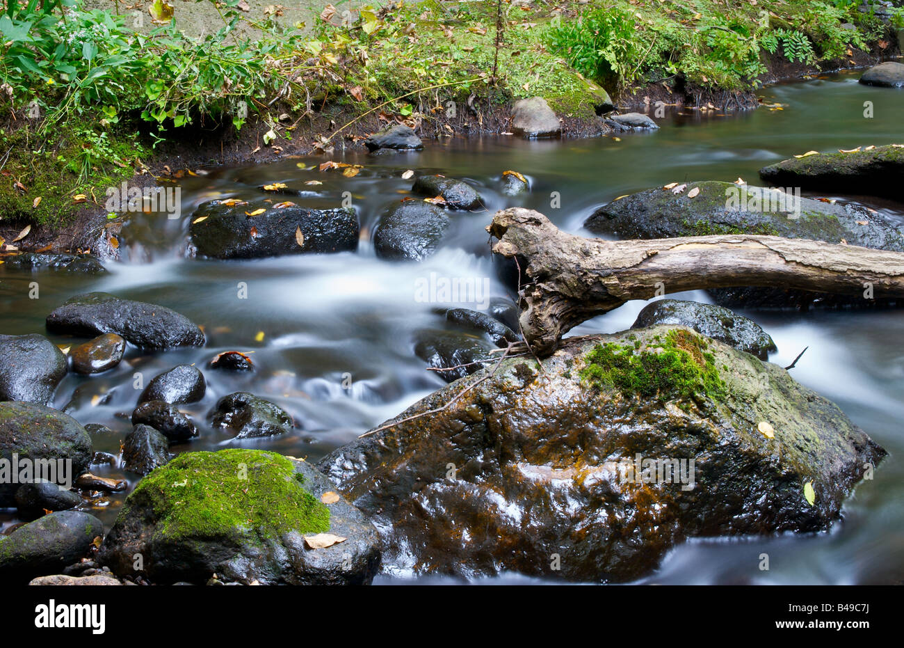 slow shutter speed, water, blur, blurred, tumbling, silk, silky ...